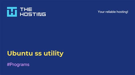 The Ss Utility In Ubuntu