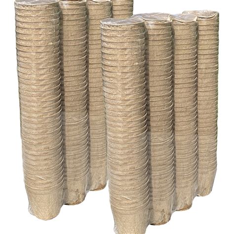 7cm Eco Round Fibre Biodegradable And Compostable Plant Pots