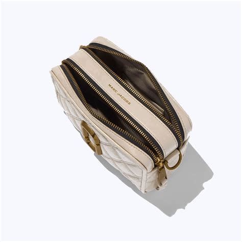 СУМКА Marc Jacobs The Quilted Softshot 21 Ivory Сумки Marc Jacobs из