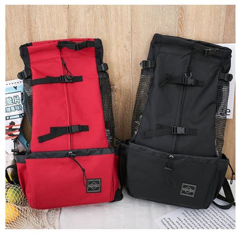 Badu Bg Кучешка раница за пътуване на открито за малки и средни кучета Кученце Дишаща чанта за