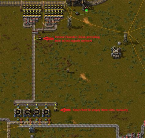 How Can I Automate Emptying My Storage Chests Into The Production Line