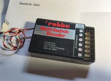 Robbe Decoder Multi Switch 8884 Promars Mars Supra Terra Top Eur 4400