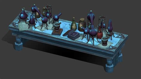 Research Table Buy Royalty Free D Model By Usmangill B D Sketchfab Store