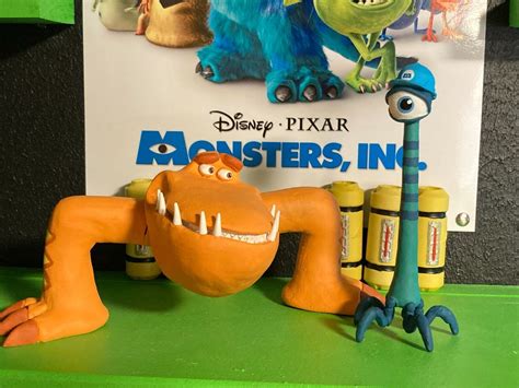 Custom Monsters Inc Harley P Gerson Top Scarer 7 Scale Figures