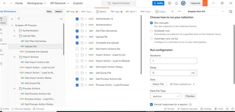 How To Upload File In Postman While Running A Collection — Anaplan