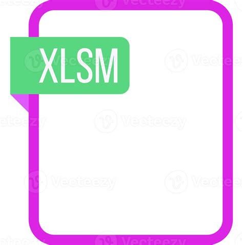Xlsm File Rectangular Icon Art 57325801 Png