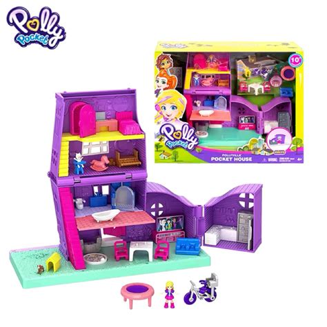 「現貨在台」美國直送polly Pocket 口袋波莉 波莉迷你變形娃娃屋 微型娃娃 Mattel美泰兒 蝦皮購物