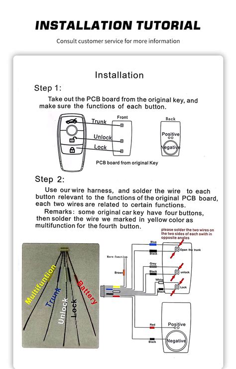 LCD Universal Smart Key Kit With Keyless Entry And IOS Car Location Tracking System Black Color