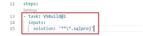Azure DevOps YAML Pipeline Build Database Projects