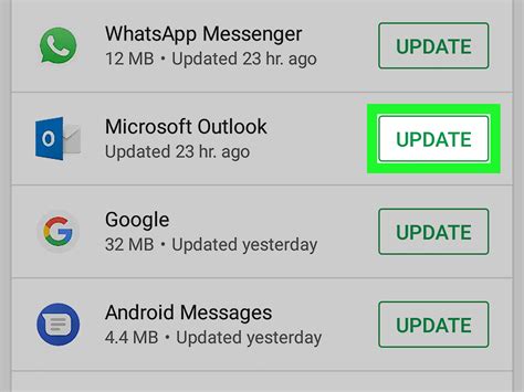 How To Update Outlook On Android 6 Steps With Pictures