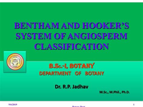 Plant Classification System Rpj 20201318ppt