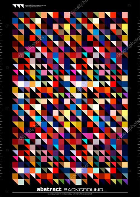 Modern Mosaic Pattern Background Stock Vector By ©adistock 20502017
