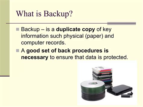 Data Backup And Disaster Recovery Pptx