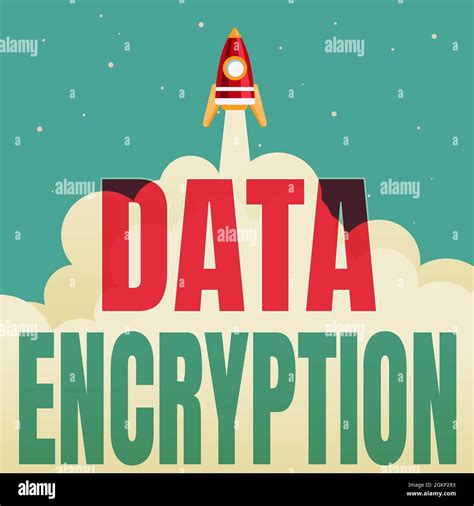 Sign Displaying Data Encryption Business Approach Conversion Of Data Into Code For Compression