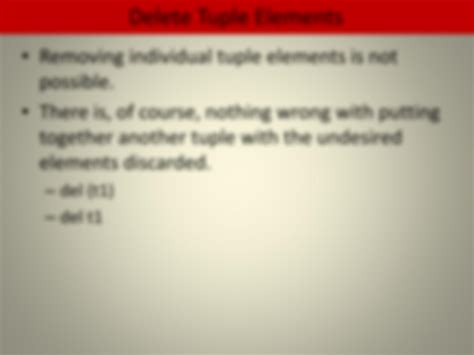 SOLUTION Tuple Notes In Python Studypool