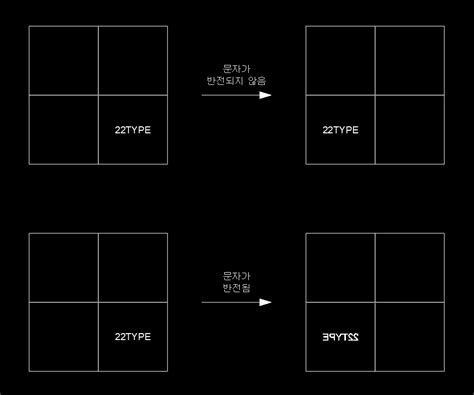 외부참조 작업 시 외부참조 내부 문자가 반전되지 않도록 하는 방법 아시는 분 도움 부탁드립니다 고캐드 캐드 Cad 정보의 중심
