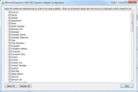 Microsoft Dynamics Crm 2011 Instance Adapter Part 3 Connector