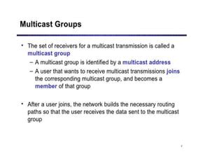 Multicast Routing PPT