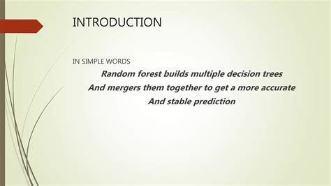 Random Forest Algorithm Pptx