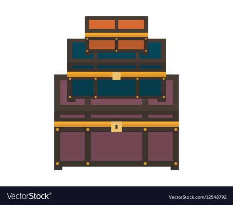 Treasure Chest Royalty Free Vector Image Vectorstock