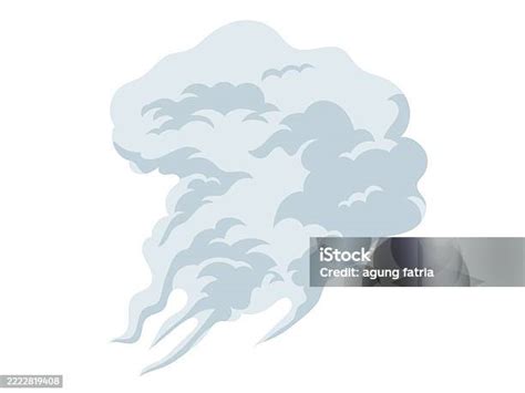 자동차 배기 흐름 먼지 구름 연기 흐름 빠른 모션 애니메이션 공기 오염에 대한 스톡 벡터 아트 및 기타 이미지 공기 오염