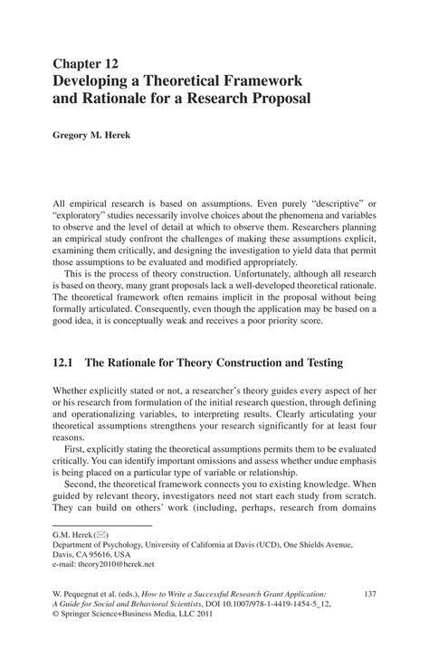 Example Of A Research Paper Rationale