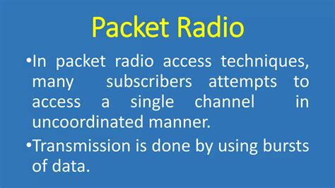 Packet Radio Protocol Pptx