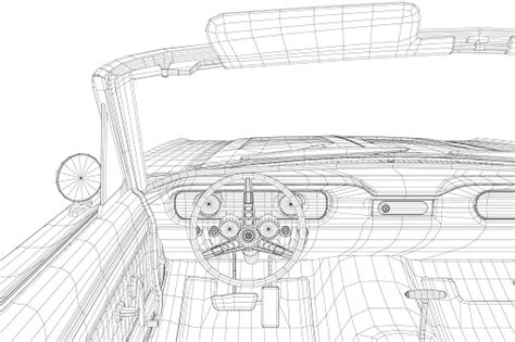 스티어링 휠과 선루프가 있는 자동차가 표시됩니다 차는 빈티지 모델입니다 Theatrical Performance에 대한 스톡 벡터 아트 및 기타 이미지