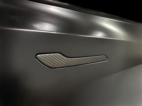 Tesla Model 3 Real Carbon Fiber Door Handle Covers Full Set