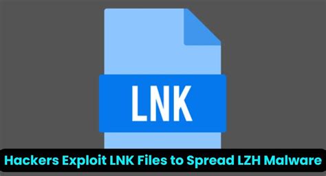 hackers exploit lnk files to spread lzh malware