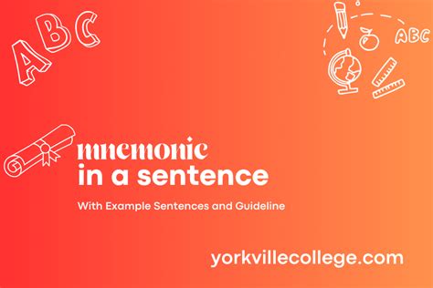 How To Use Mnemonic In A Sentence Easy Examples