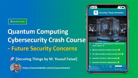 Quantum Computing Cybersecurity Crash Course
