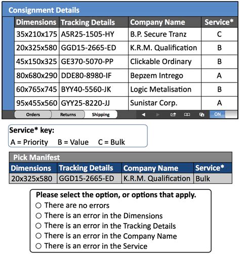 error checking test viewpoint assessment platform