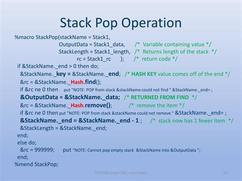 Ppt Implementing Stack And Queue Data Structures With Sas ® Hash Objects Powerpoint