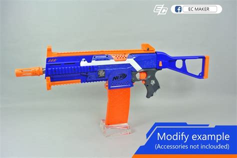 Ump Mk2 Barrel Kit Stl Files For Nerf Stryfe Etsy