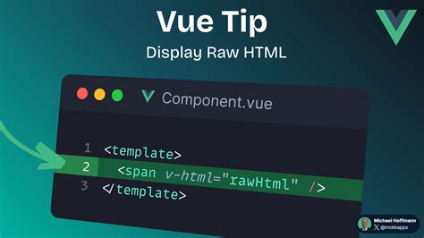 vue tip display raw html michael hoffmann michael hoffmann senior frontend developer