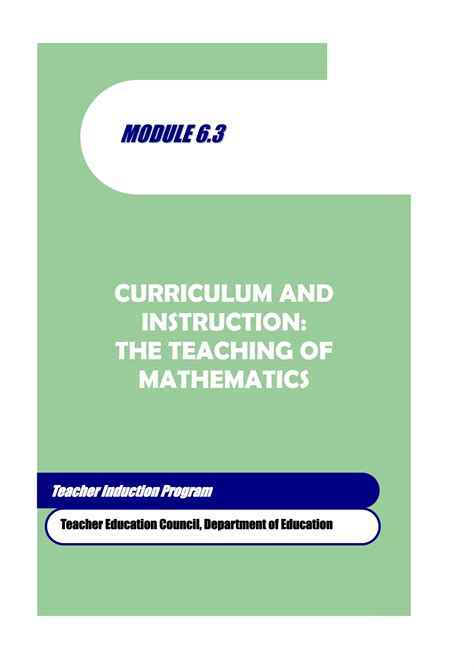 Module 63 Mathematics Pdf Educational Assessment Education