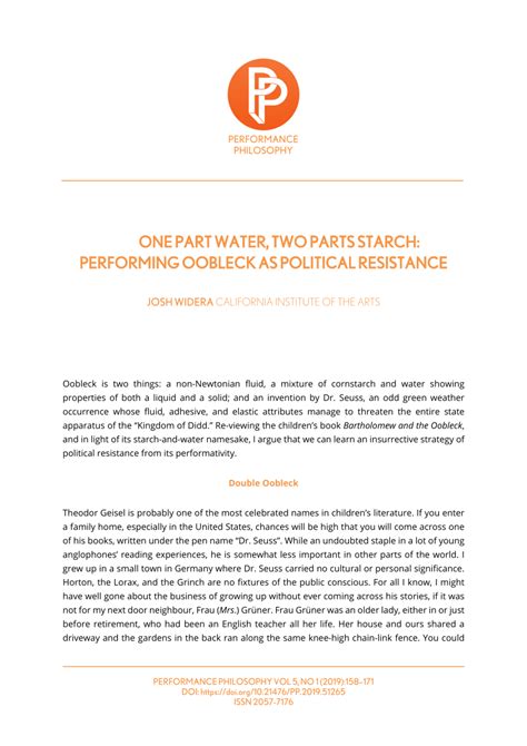 Oobleck Recipe Pdf Bryont Blog