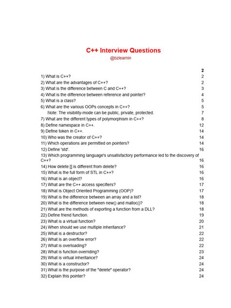 c interview questions pdf