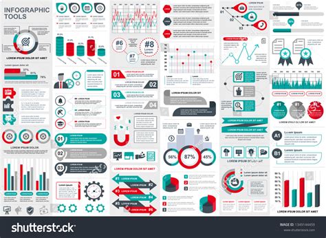 Infographic Elements Data Visualization Vector Design Stock Vector Royalty Free 1349144459