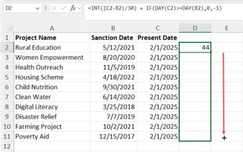 Ways To Calculate Months Between Two Dates In Microsoft Excel How To Excel