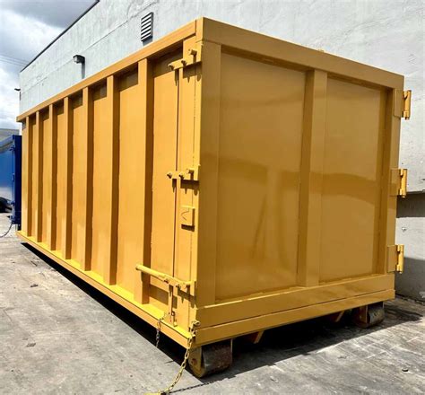 Heavy Duty Rectangular Hook Lift Containers 10 50 Yards Available
