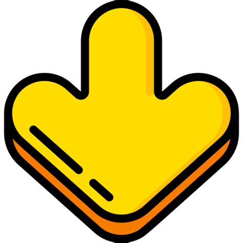 Flecha Hacia Abajo Iconos Gratis De Flechas