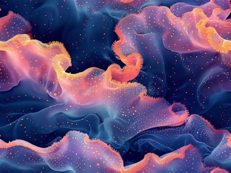 Realistic Colorful Coral Reef Seamless Pattern In Macro View Stock Photo Image Of Colors View