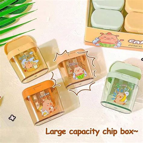 Multi Color Pencil Sharpener Manual Handheld Small Dual Hole Pencil Sharpener With Cover For