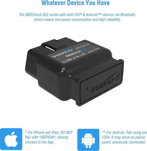 Veepeak Obdcheck Ble Obd2 Bluetooth Scanner Auto Obd Ii Diagnostic Sca Tin Sign Factory Australia