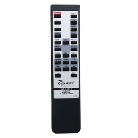 Lripl Replacement Remote Control For Intex 3 In 1 Home Theatre