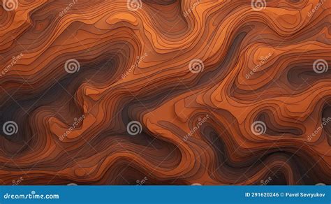 Line Terrain Map Contours Royalty Free Cartoon CartoonDealer Com