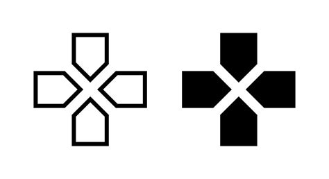 Gamepad Direction Button Icon Vector In Trendy Style 21842245 Vector Art At Vecteezy