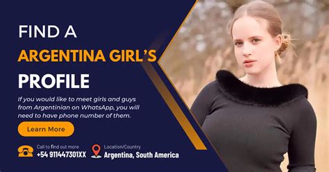 Argentinian Girls Whatsapp Number Argentina Women For Friendship